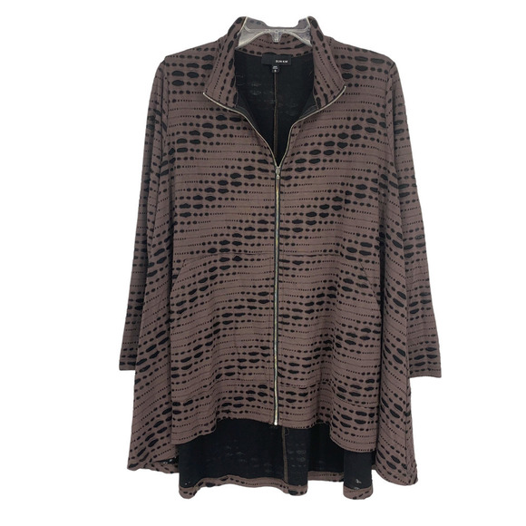 Sun Kim | Jackets & Coats | Sun Kim Sz S Taylor Flared Jersey Art To ...